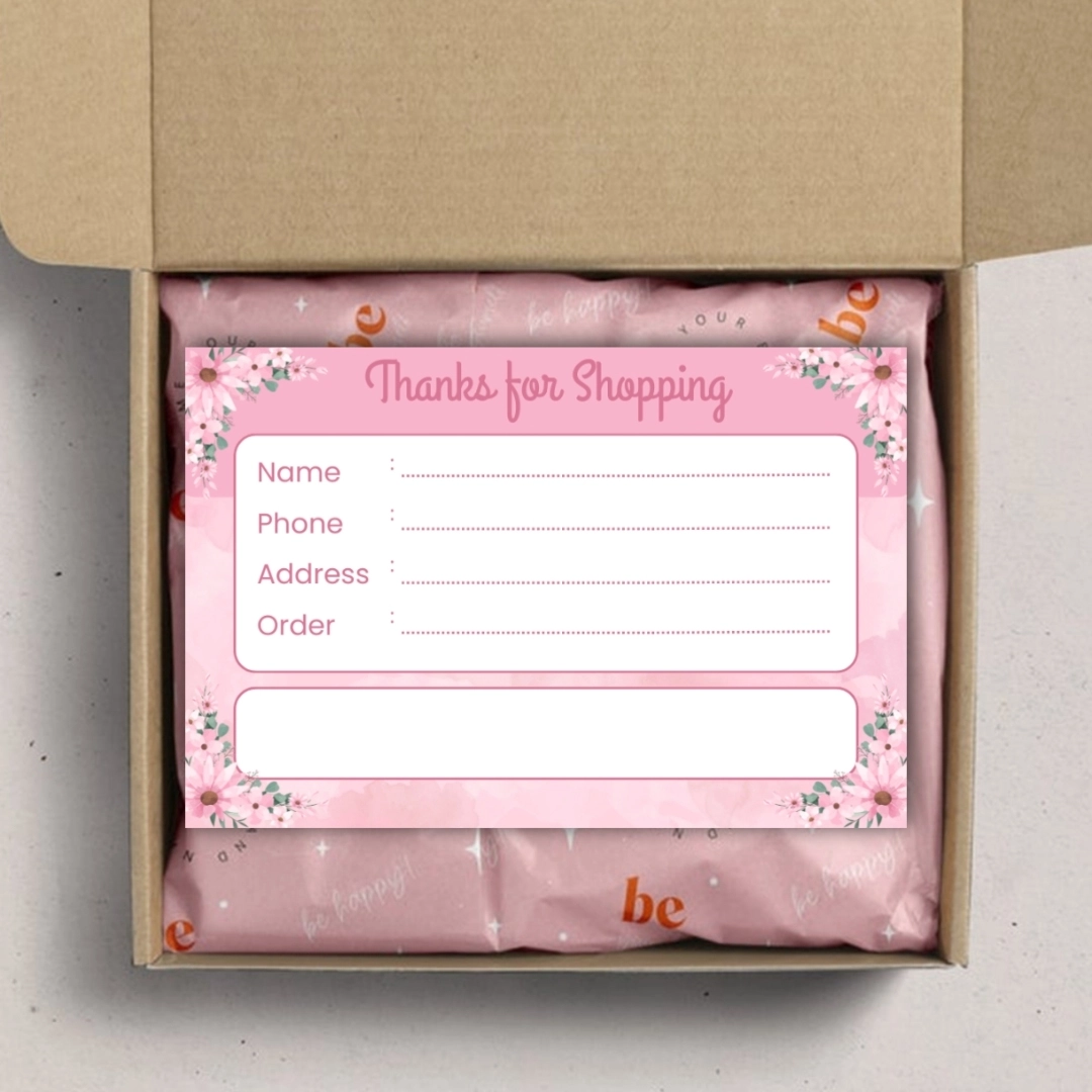 30pcs Shipping Label Stickers & Cards Customize Print