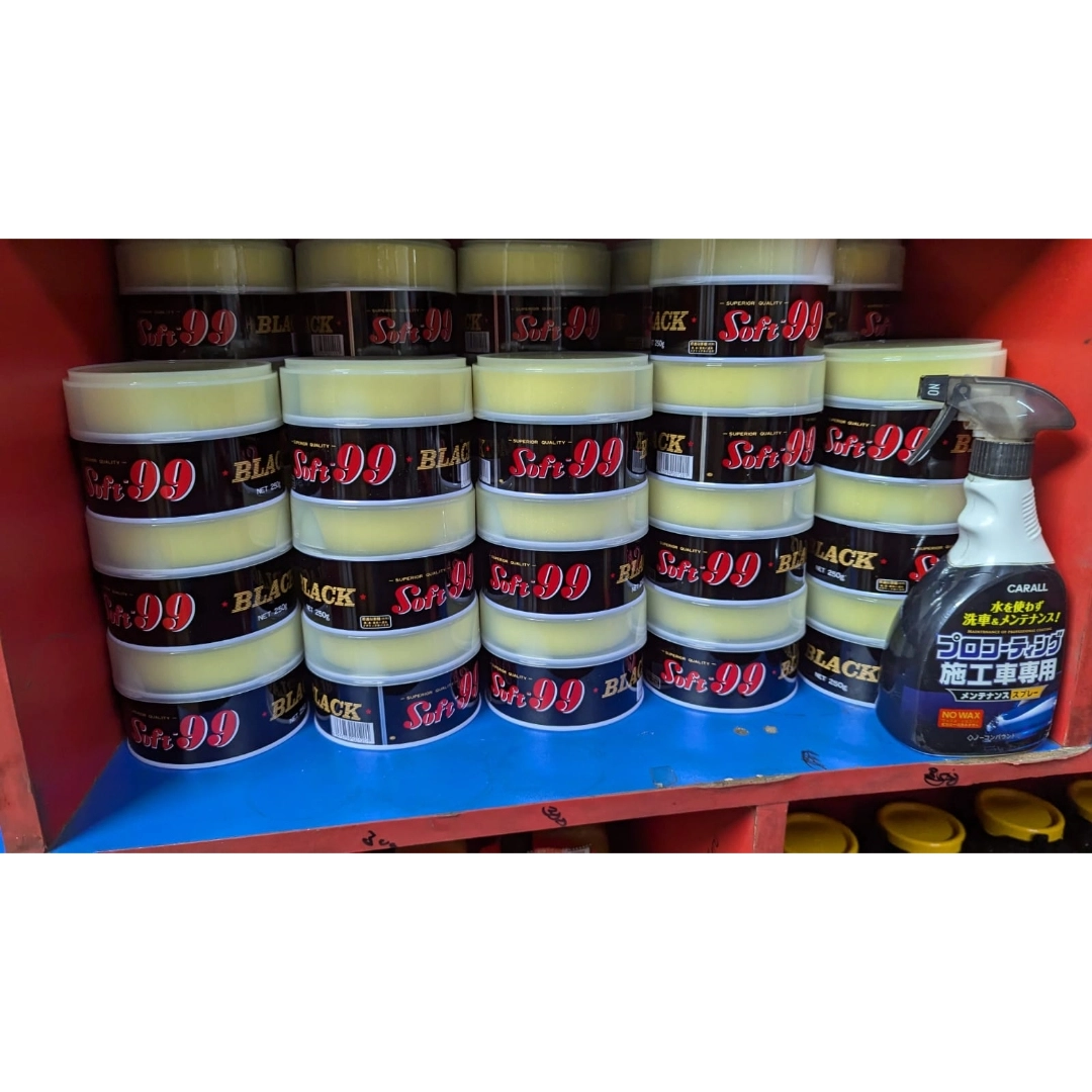 Soft99 Black Car Wax - Deep Shine and Protection for Black Vehicles (250g)