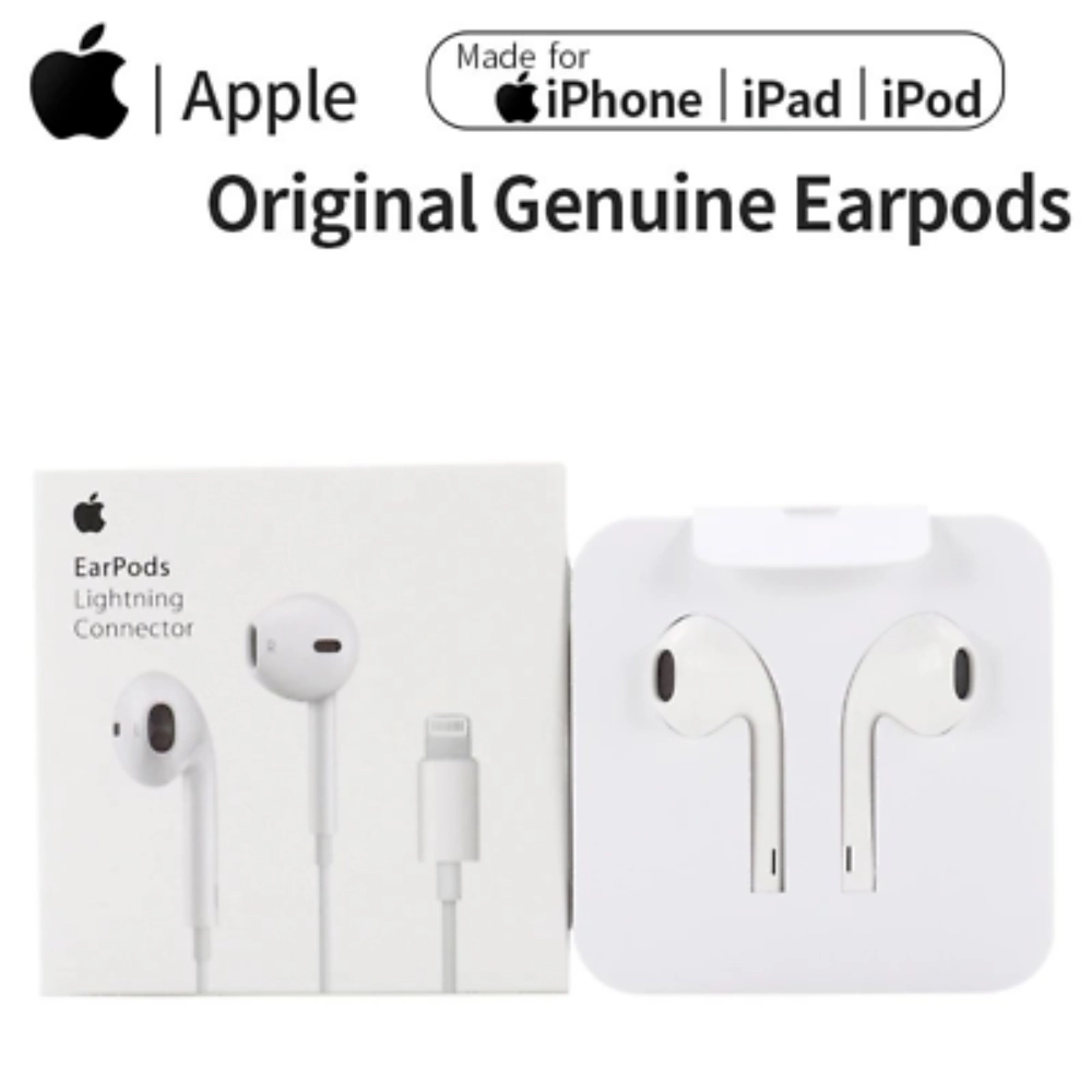 iphone EarPods with Lightning Connector In Ear Earphone With Microphone ...
