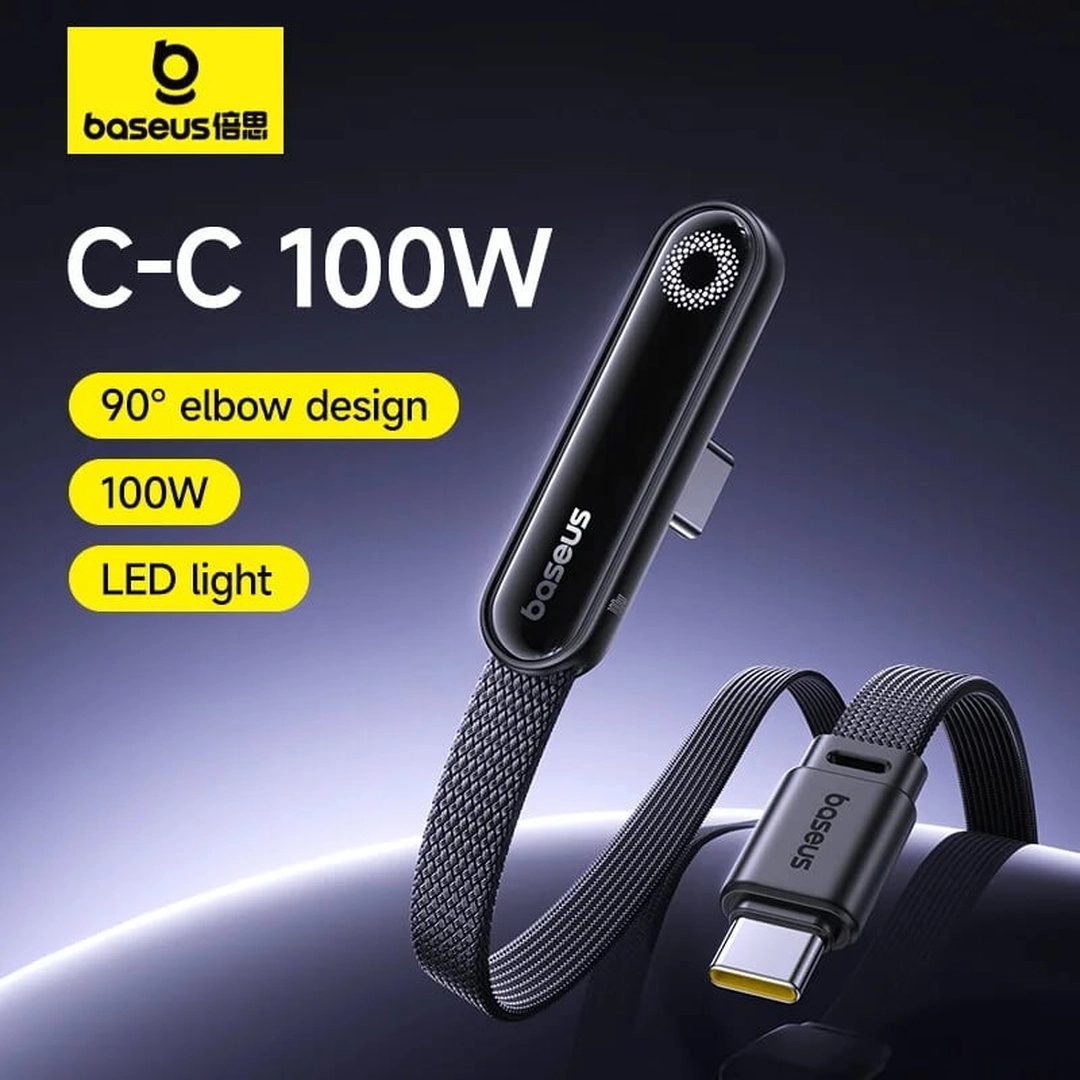 Baseus MVP 3 Fast Charging Cable Type-C to Type-C 100W – 1M - Black