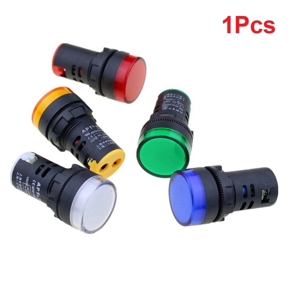 RANDOM Color LED Panel Indicators Lights 22mm AC 220V LED Panel ...