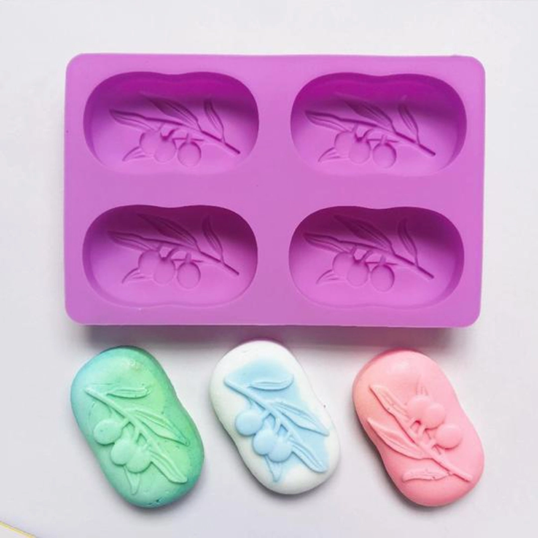 Soap Mold Turtle Leaf Happy Tree Rose Silicone Mold Cold Soap Making ...