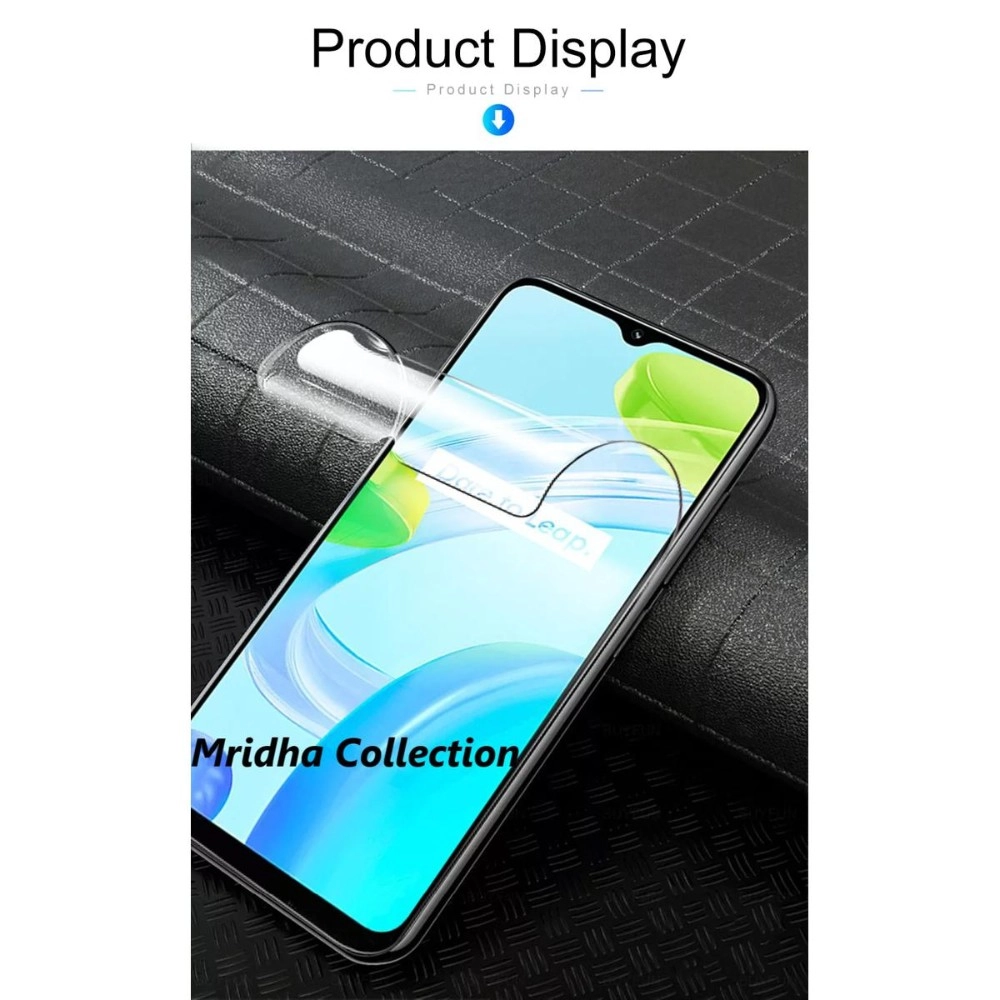 Realme C30 TPU Protective Film Hydrogel Front Poly Protector Screen ...