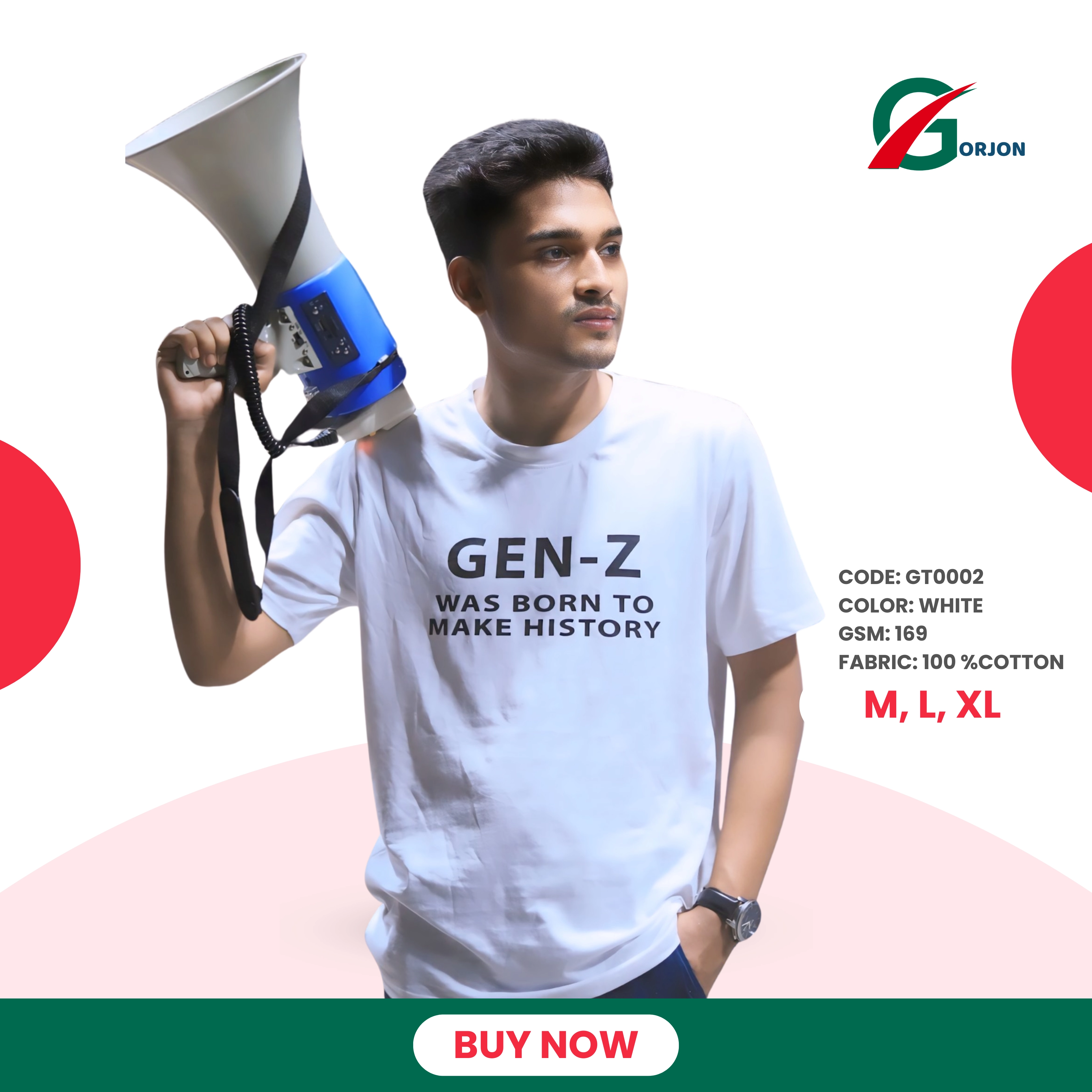Gen-Z - Gorjon T-shirt- GT0002