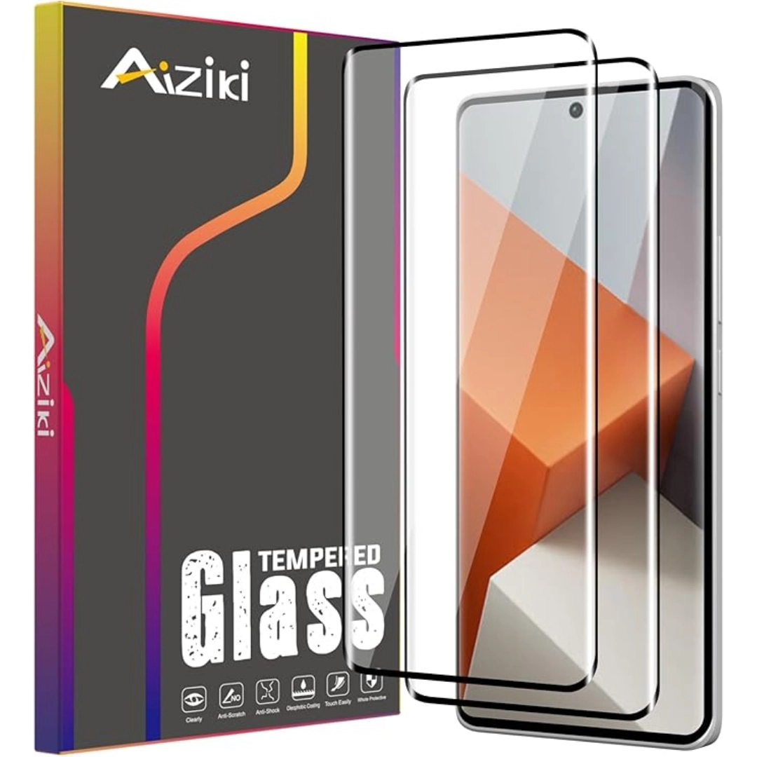 REDMI NOTE 13PRO PLUS HD Curved Edge Liquid UV Tempered Glass Screen ...