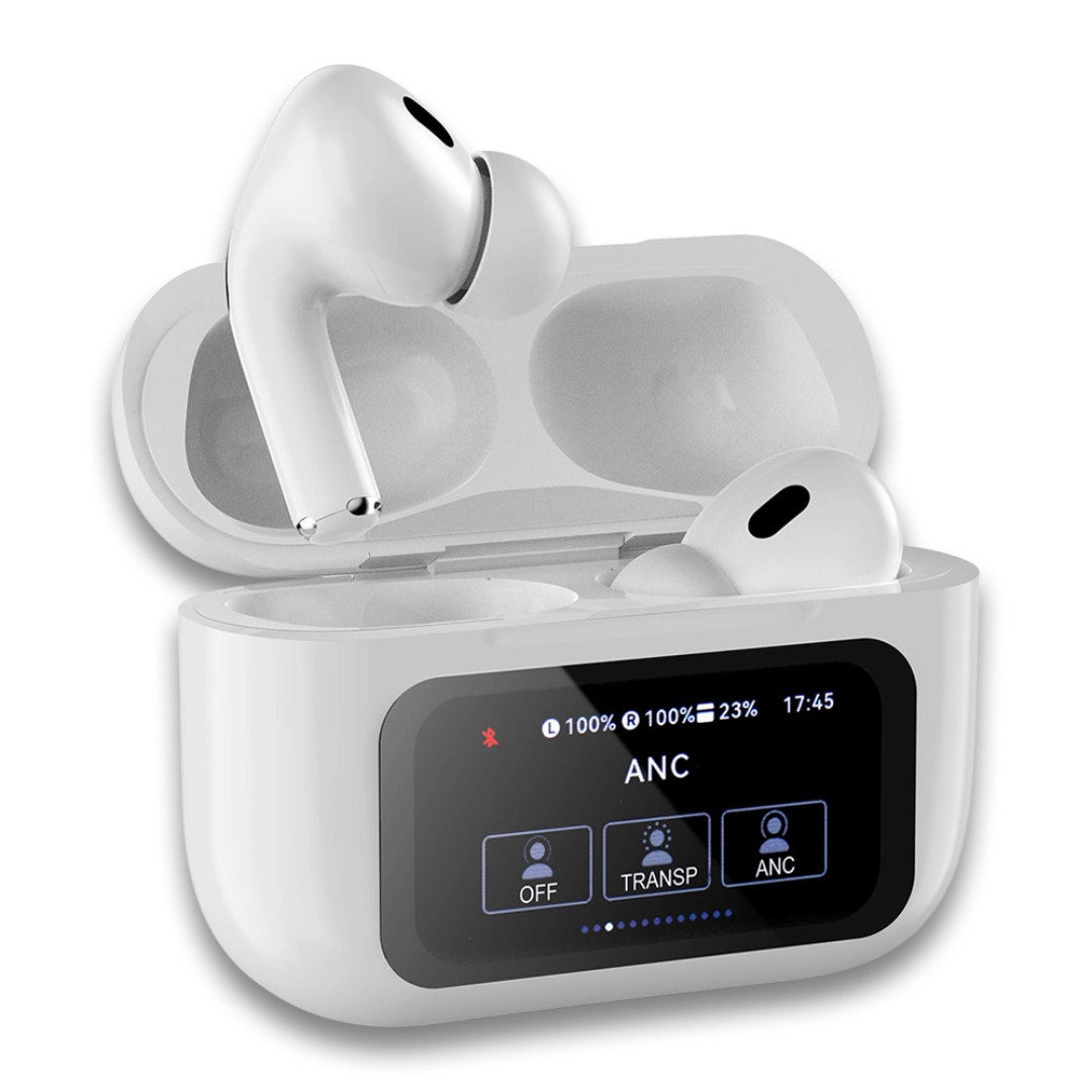A9pro Airpods Pro With Screen Display Dobble Dark Touch Control Noise ...