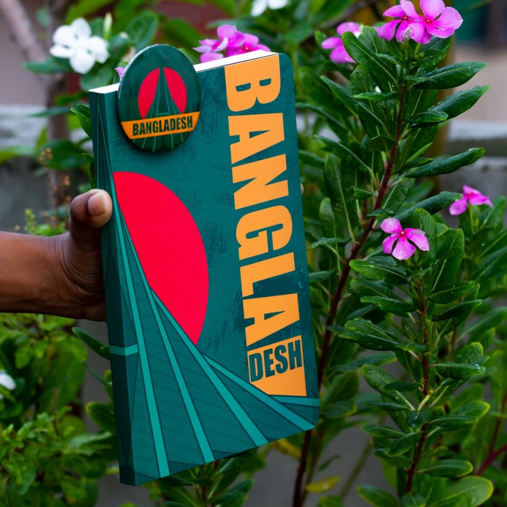 Work Size Bangladesh Notebook (Smriti Soudho) with Badge (SN2022061994)