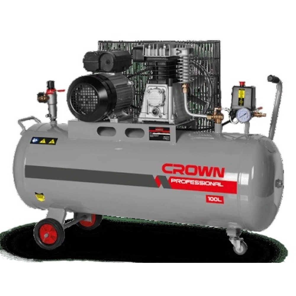 CROWN 50L Air Compressor 50L 2HP/1.5kW 135L/min CT36029 - Kings Trading