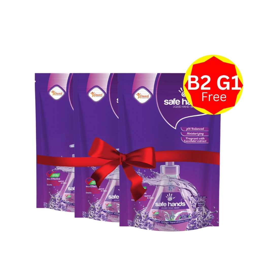 Safe Hands Liquid Hand Wash (refill)300ml- Lavender(B2G1)