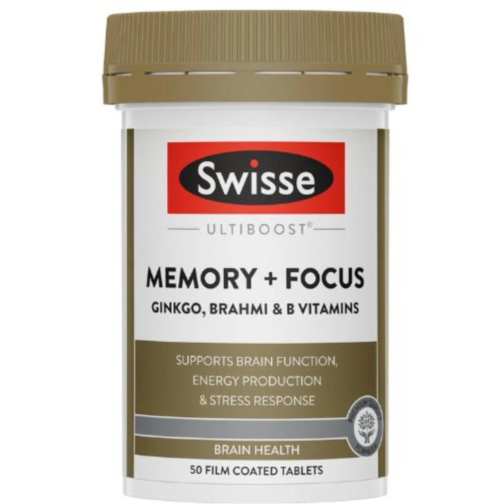 Swisse Ultiboost Memory & Focus - 50 Tablets
