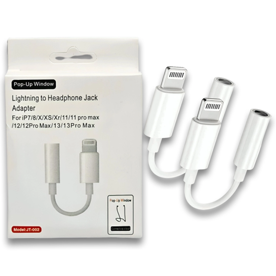 New Lightning to 3.5mm Bluetooth Headphone Jack Adapter For iPhone 7 8 ...