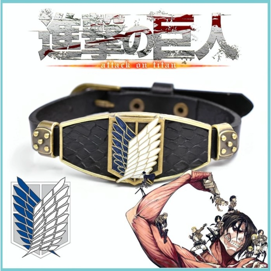 Anime Attack On Titan Wings Of Liberty Leather Quick Wear Metal Buckle ...