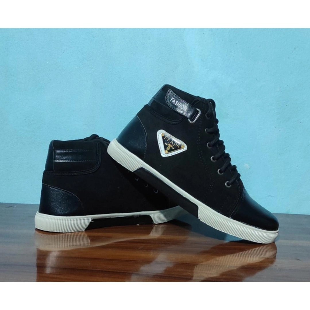 Winter Models High - Neck Boot Shoes For Men Lace - Up Boot Shoes For ...