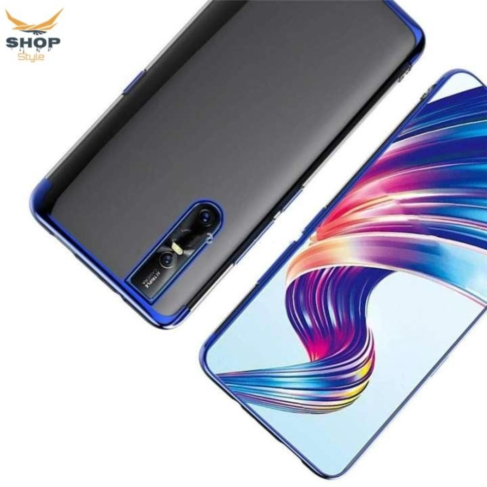 Vivo V15 Pro - Case Clear Laser Plating Transparent Soft Ultra Thin ...