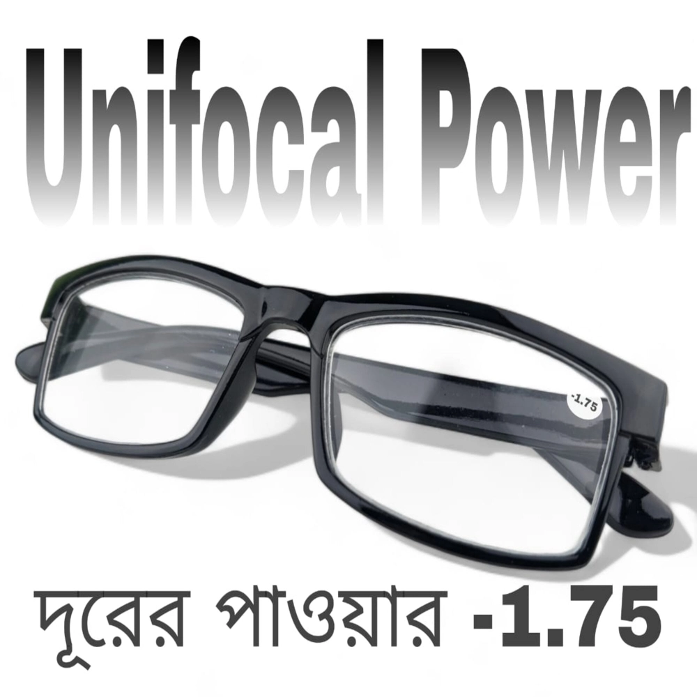 Clear eyeglasses with Minus Power -1.75 Negative Power Glasses For Men ...
