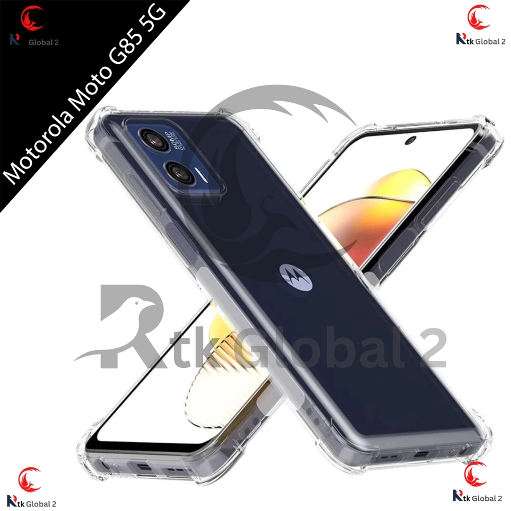 TPU Case For Motorola Moto G85 5G / Transparent Soft Gel TPU Reinforced ...