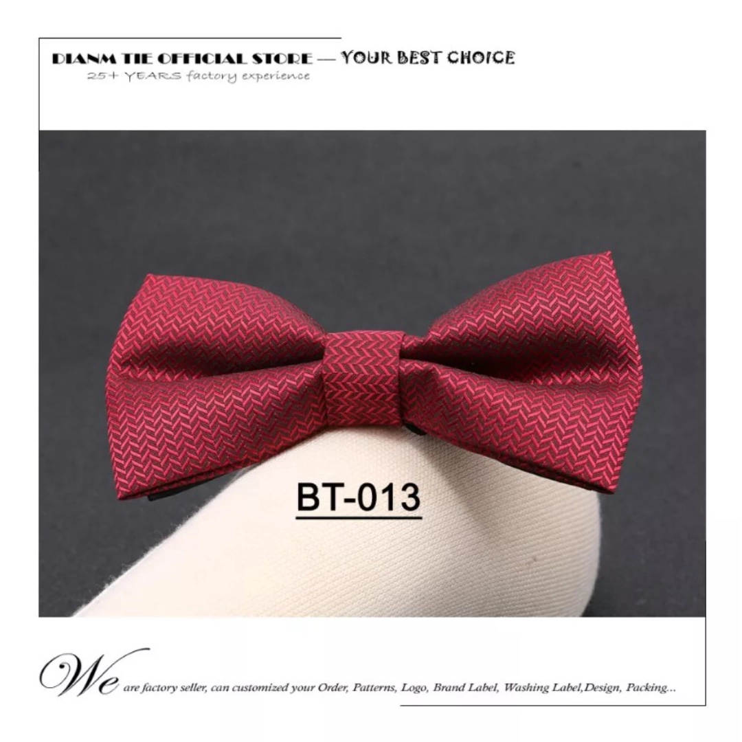 Luxury Bowties Adjustable Size Formal Print Bow Tie Neckties For Men ...