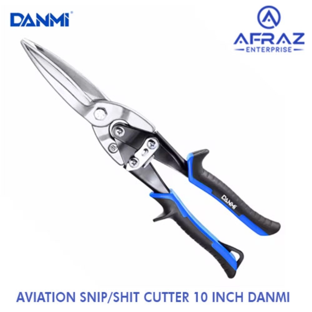 DANMI Aviation Tin Snips 10 Inch Heavy Duty Metal Cutter Shears