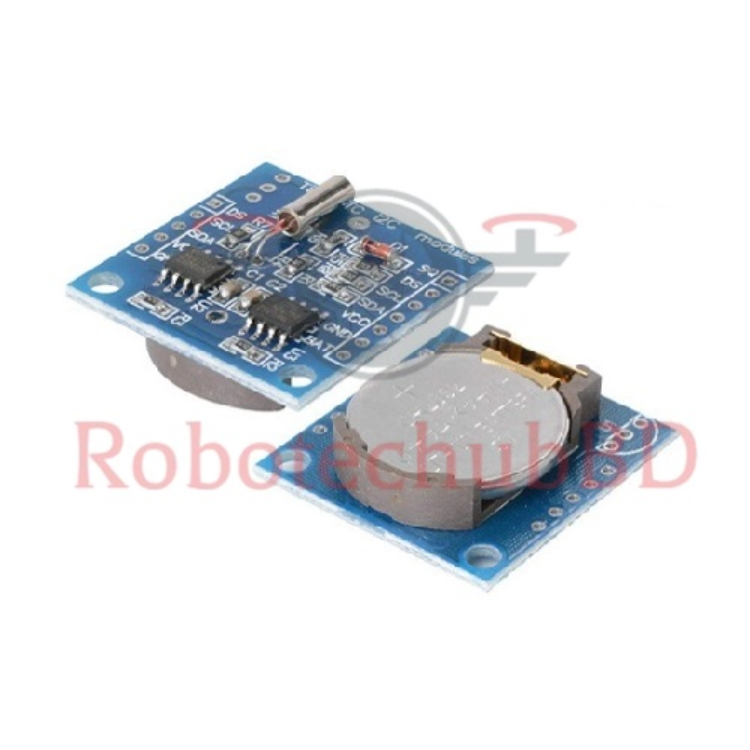 DS1307 RTC Module | Real-Time Clock Module with Battery Backup | I2C ...
