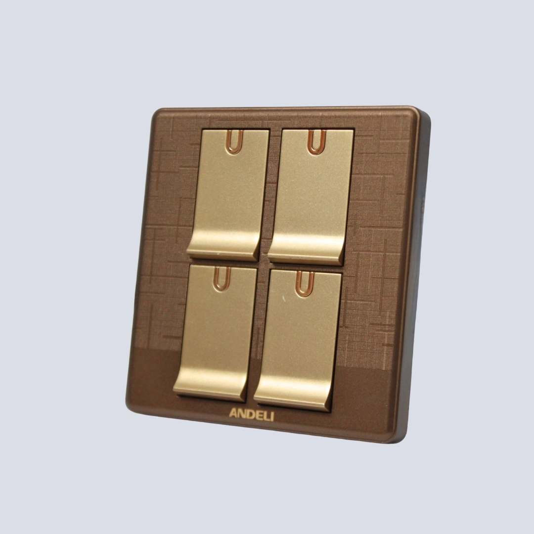 Anndeli Turbo Series 4 Gang Switch