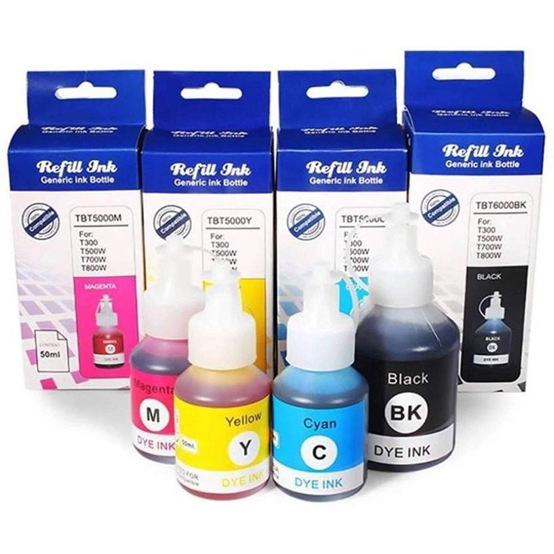 Refill Ink for Brother (BT5000KYMC) DCP-T300/T500W/T700W/ T800W