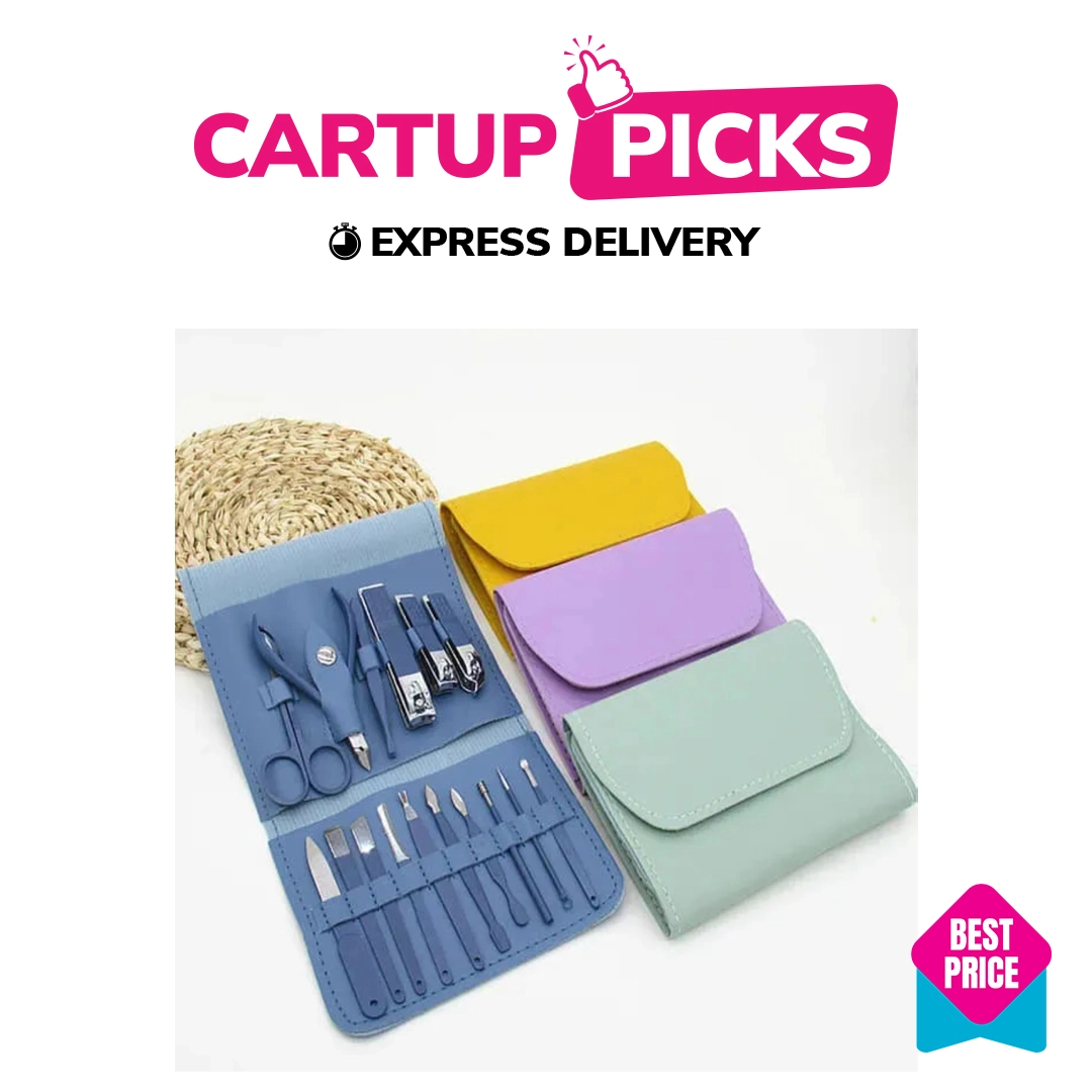 16Pcs Nail Cutter Set Stainless Steel Nail Clippers Set With Folding ...