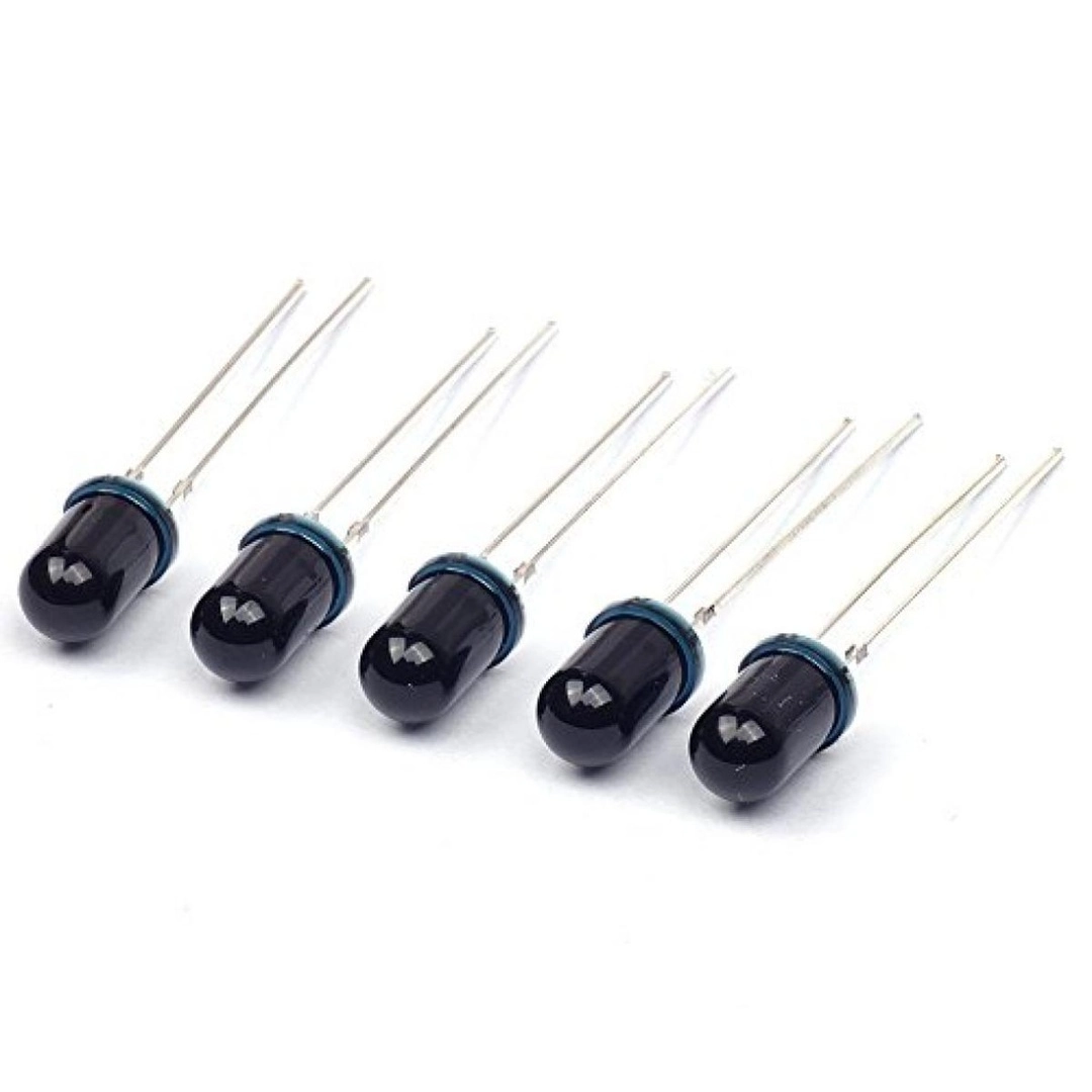 10Pcs- 5mm BLACK LED IR RECEIVER LED Sensor 5mm 940nm IR LED Lights ...