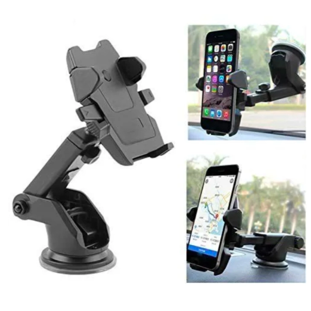 Heavy Duty Black Long Neck Car Mobile Phone Holder CZ 3115, Adjustable ...