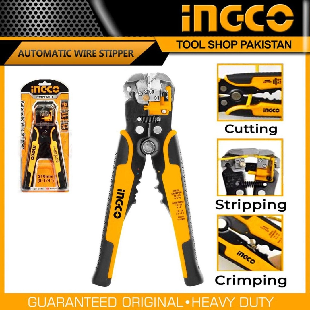 HWSP102418 Wire Stripper And Crimper 3 In 1 Multi-Function Adjustable ...