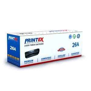 PRINTEX Compatible 26A Black Toner Cartridge – For HP LaserJet Pro M402, M426 MFP Series