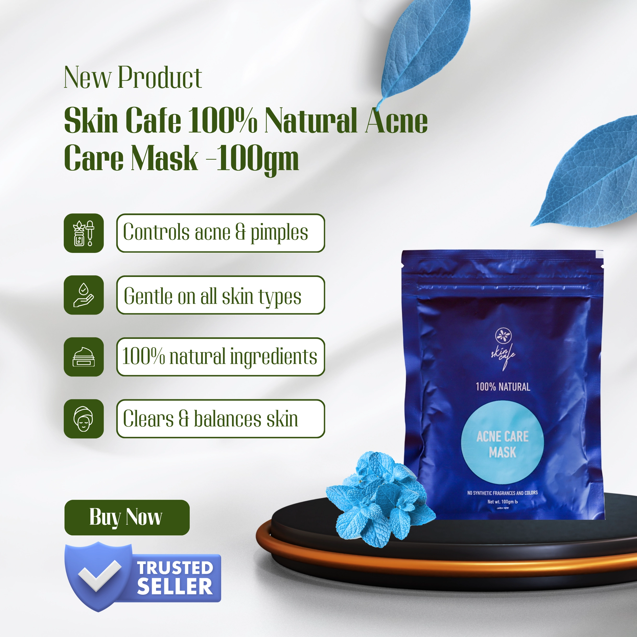 Skin Cafe Acne Care Mask - 100gm