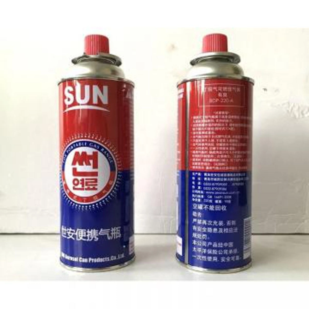SUN Butane Fuel Gas Canister Cartridge for Camping Gas Portable Stove ...