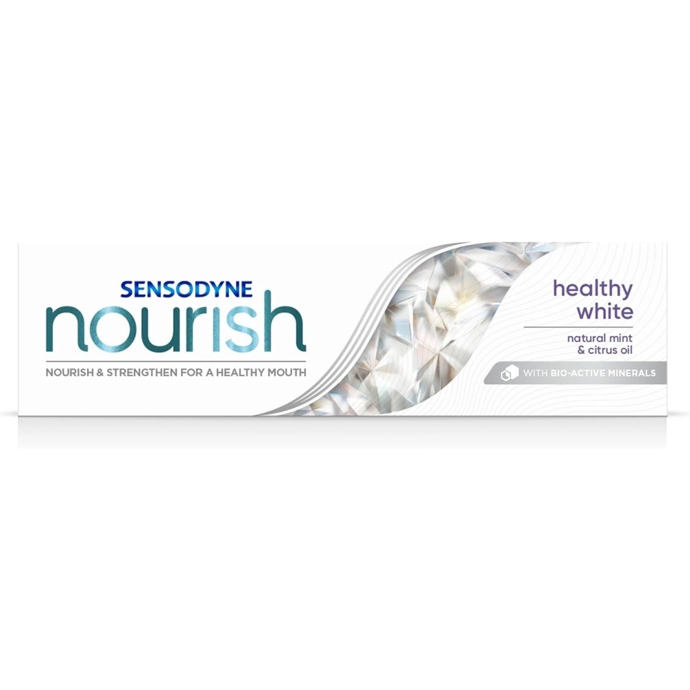 Nourish Healthy White Toothpaste For Sensitive Teeth, Vegan Friendly ...