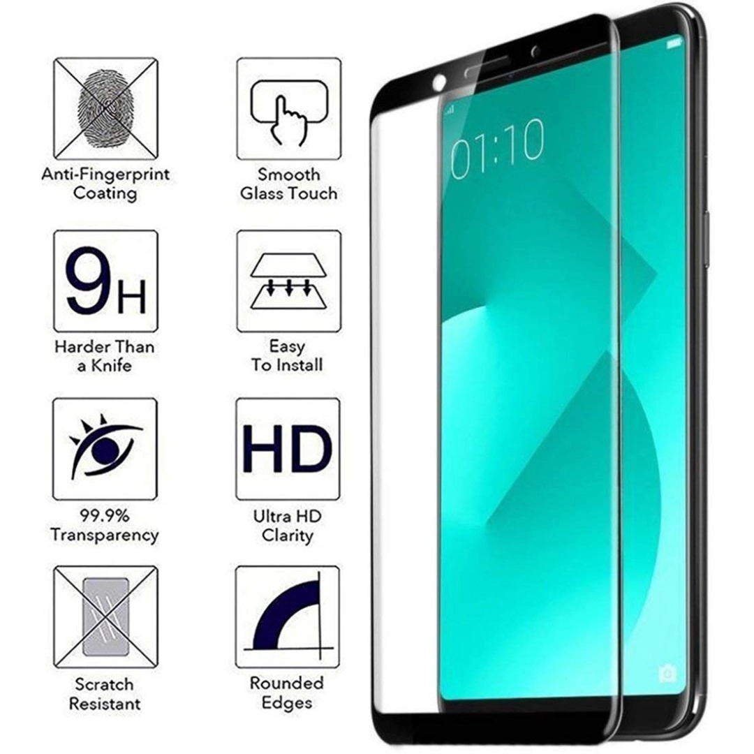 Oppo A83 Tempered Glass Screen Protector 6D/9D/11D - Black