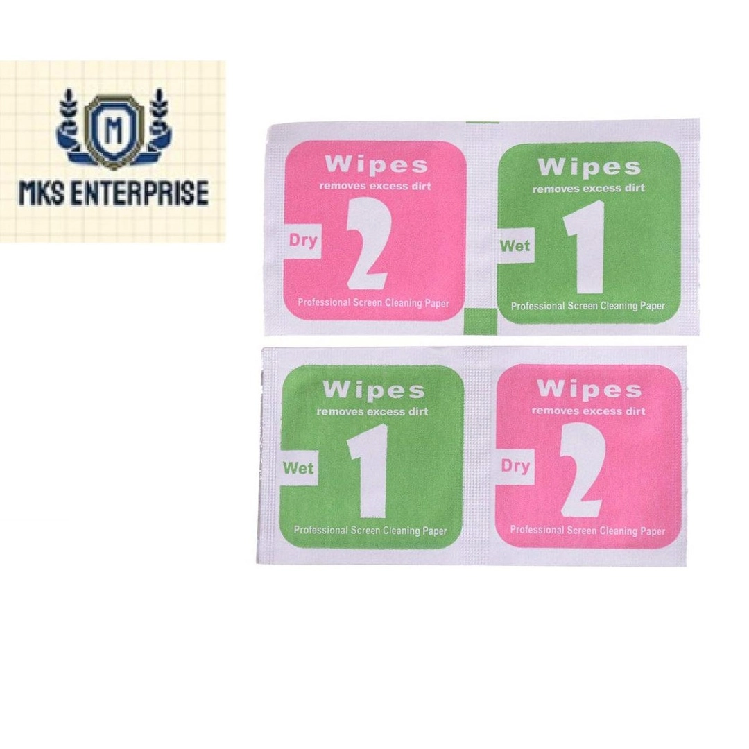30 Pieces Dry Wet Cleaning Wipes Paper Set for Phones Computers Camera ...