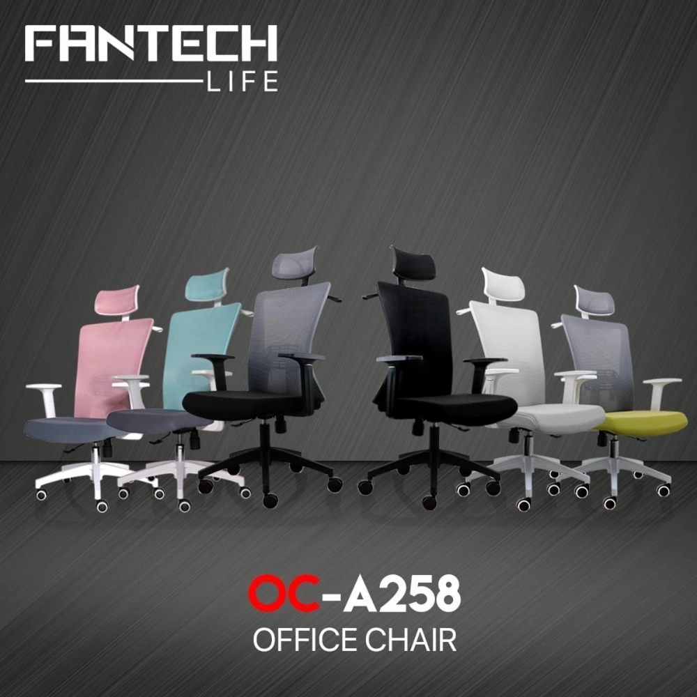 FANTECH OCA258 BREATHABLE GAMING OFFICE CHAIR GRAY - Chair