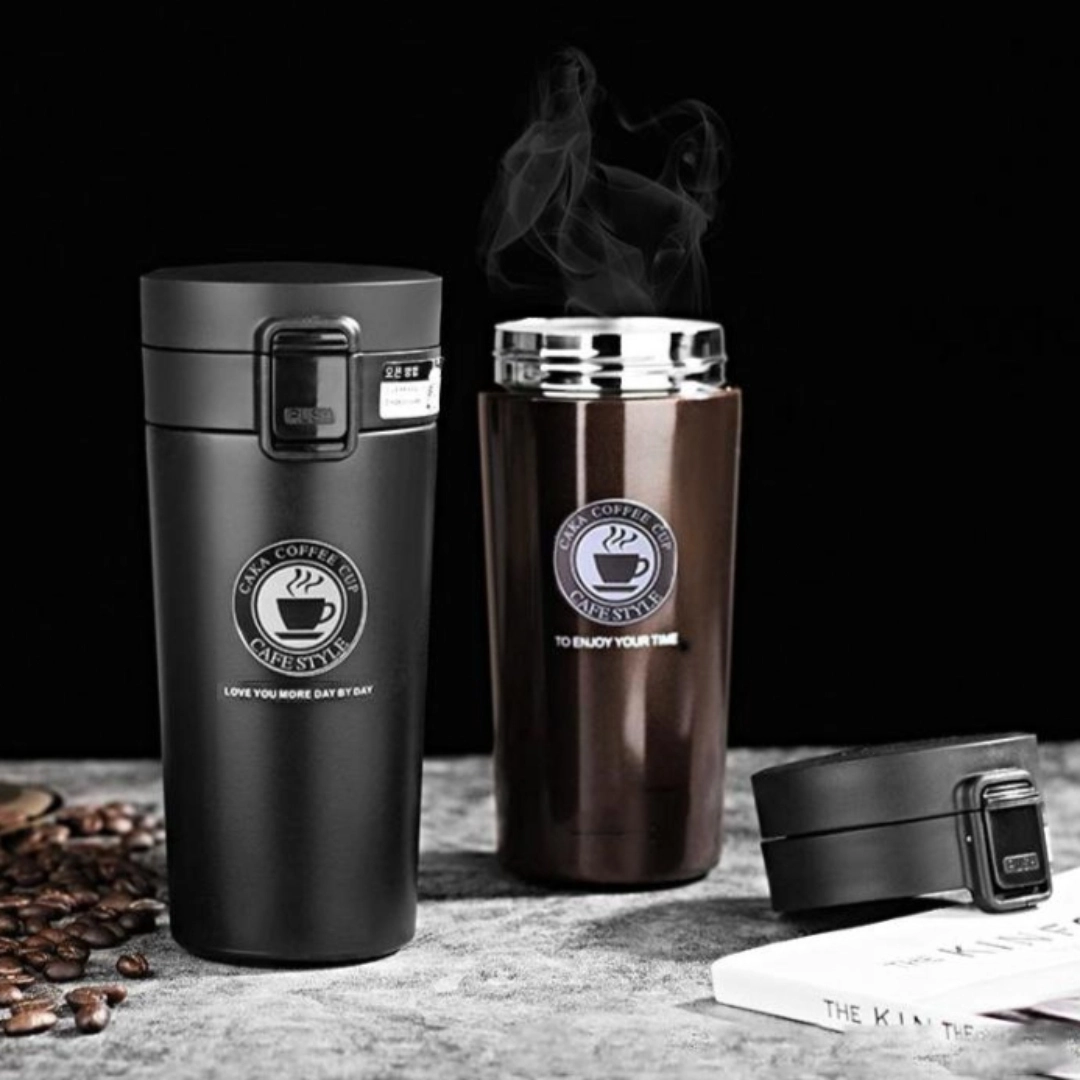 STAINLESS STEEL DRINK CUP COFFEE MOG 380 ML.