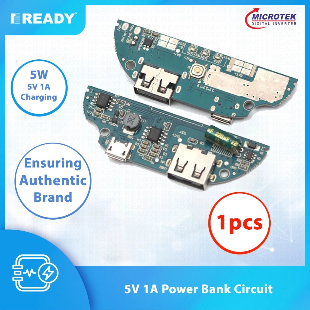 Power bank board High Quality with Led Indiactor 5v 1A - 1pcs