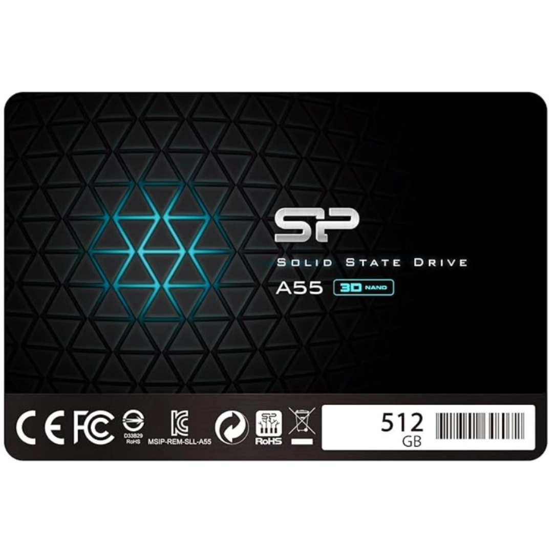 Silicon Power 512GB 2.5" Internal SATA SSD for laptop desktop