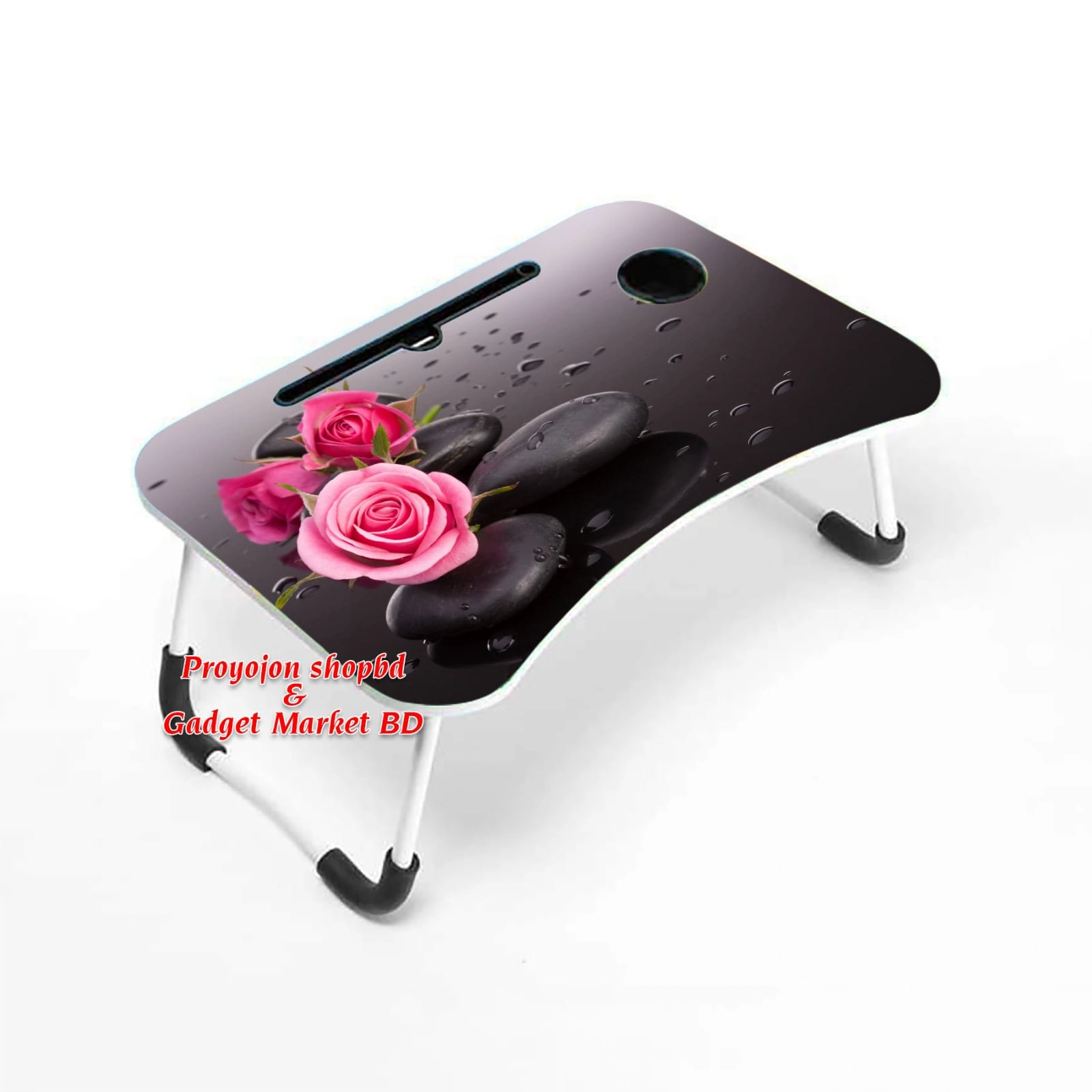 Portable Laptop Table for Bed & Sofa – Waterproof Folding Desk – Study ...