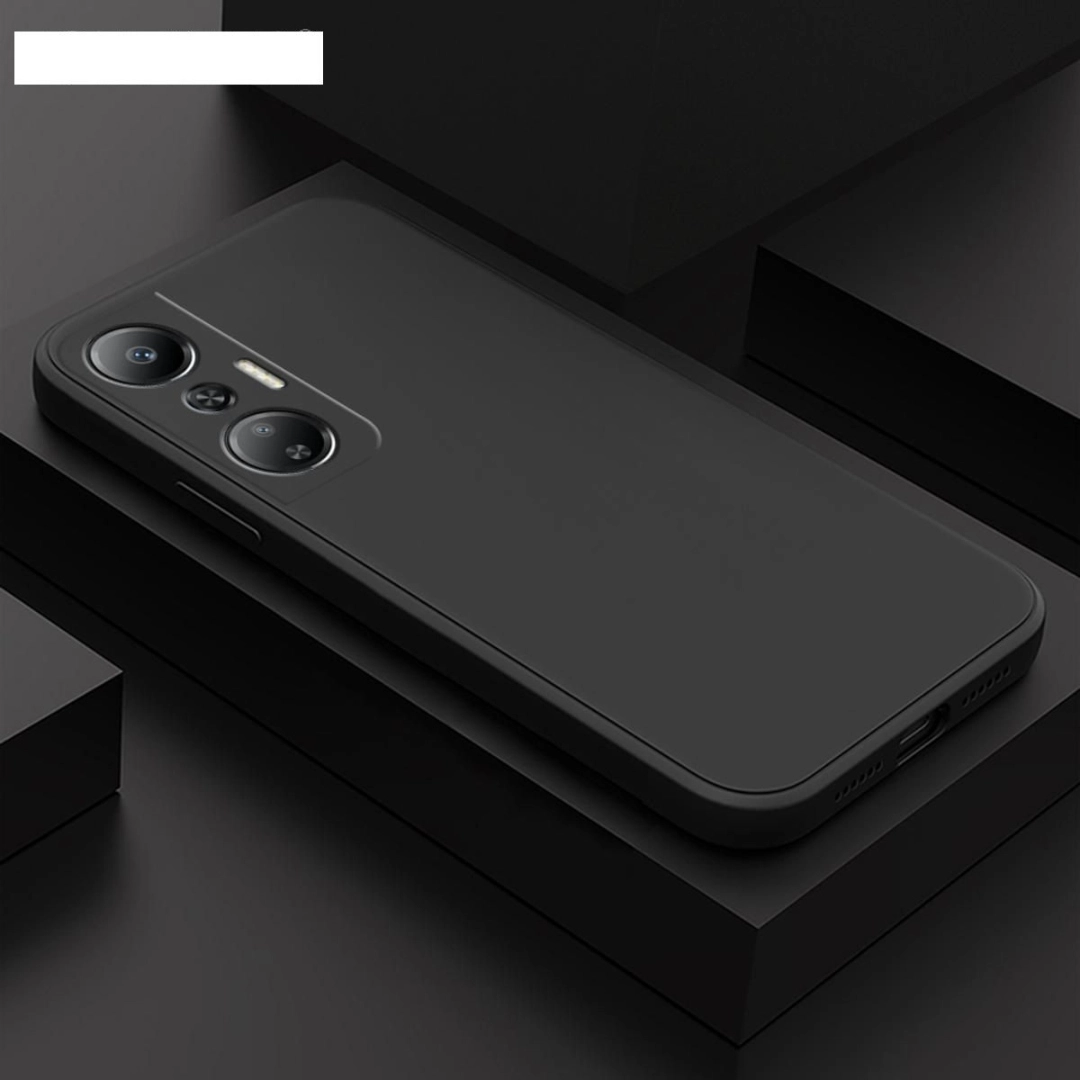 for Infinix Hot 20S Back Cover Simple Candy Color Square Edge Liquid ...