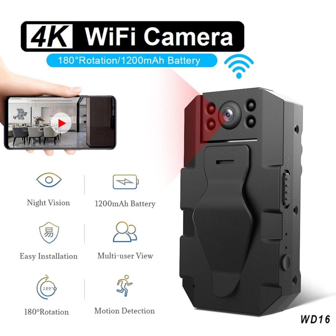 WD16 4K WiFi Motion Detection Wireless Remote Monitoring IP CCTV ...