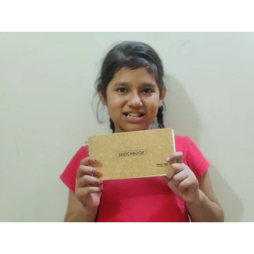 Papertree Sketch Book - 7x3.5 Inch - 60 Sheets