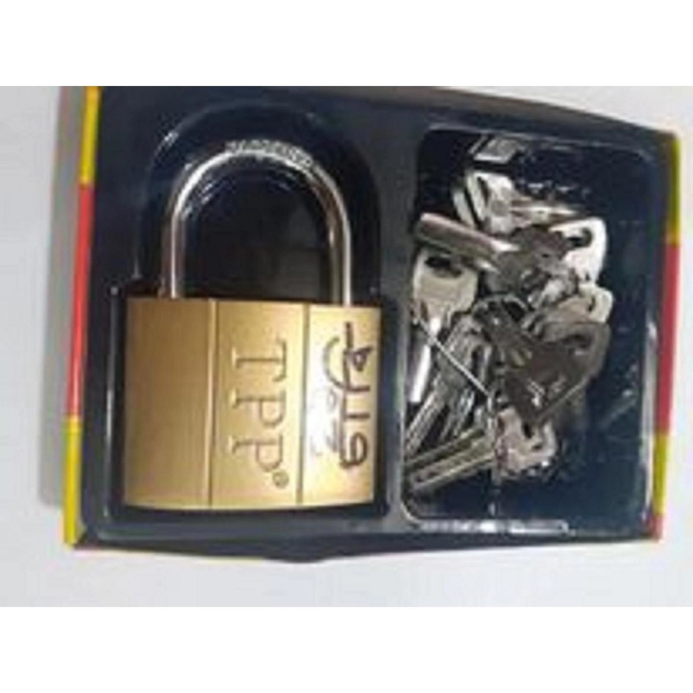 Security Padlock With 21 Keys Golden Color