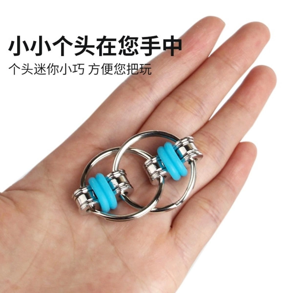 Fidget Roller Chain Finger Exerciser - Stress Relief Perfect for ADHD ...