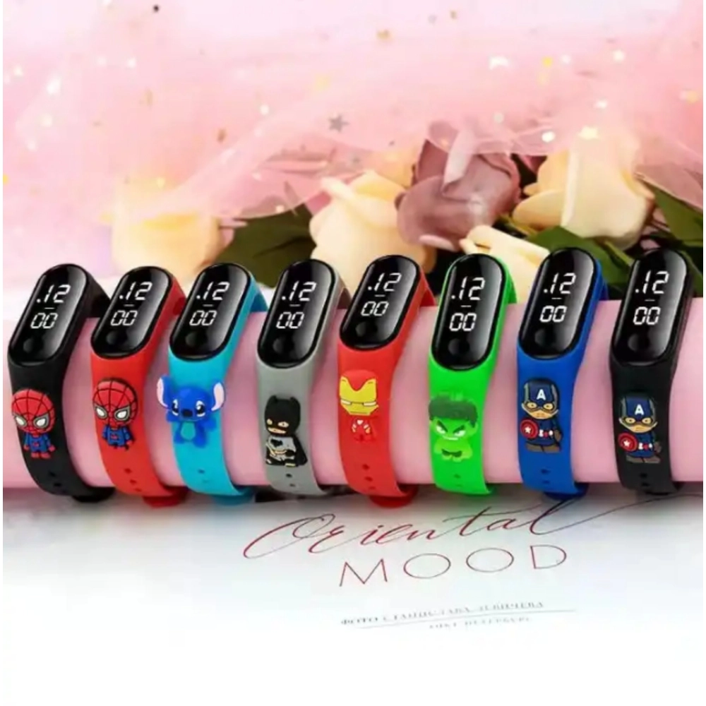 Digital Super Hero and Heroine Cartoon Character Waterproof LED ...