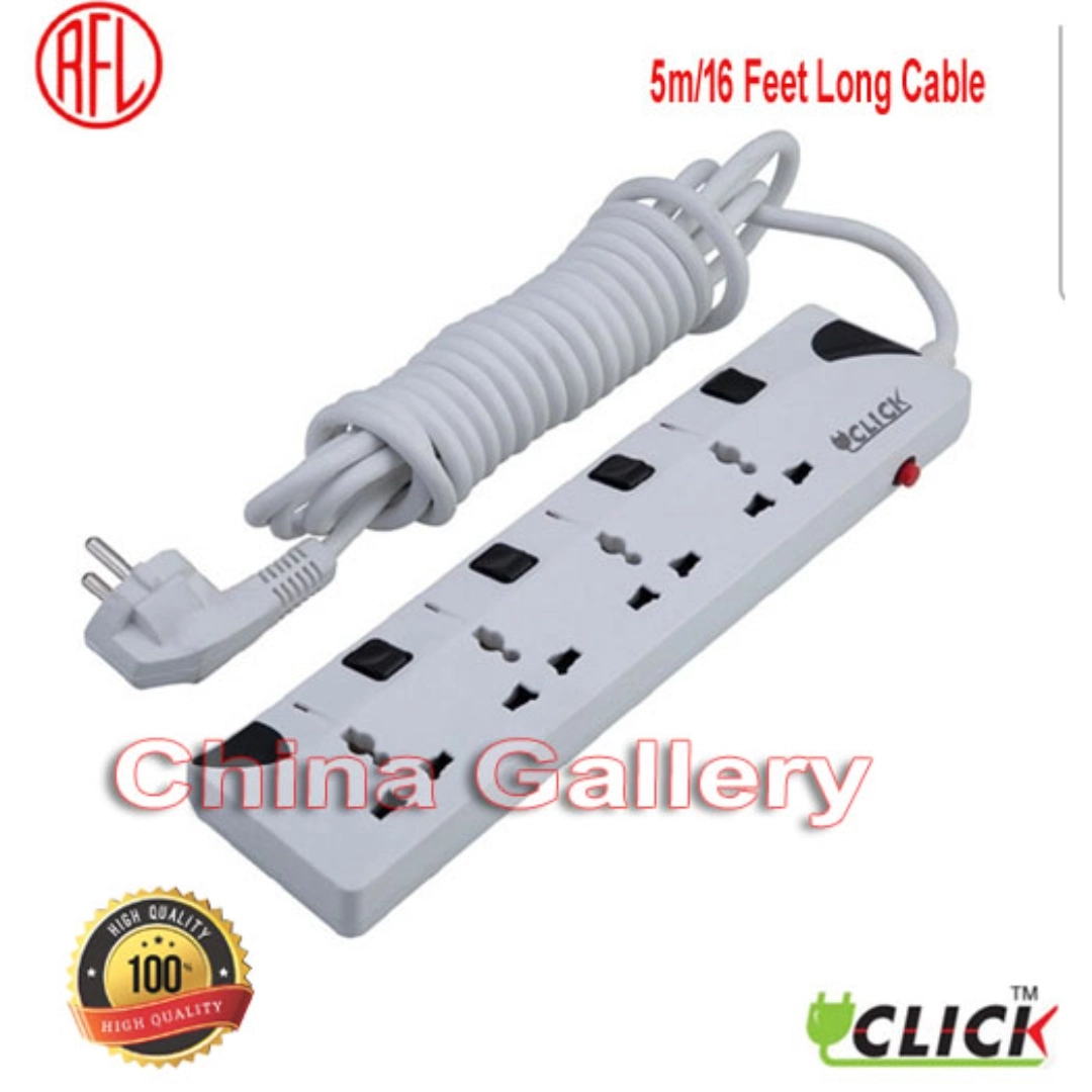 Multi Extension Click 2 Pin 4 port 16 feet Cable