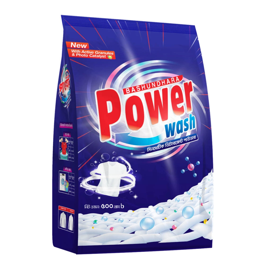 Power Wash White Detergent Powder – 500g