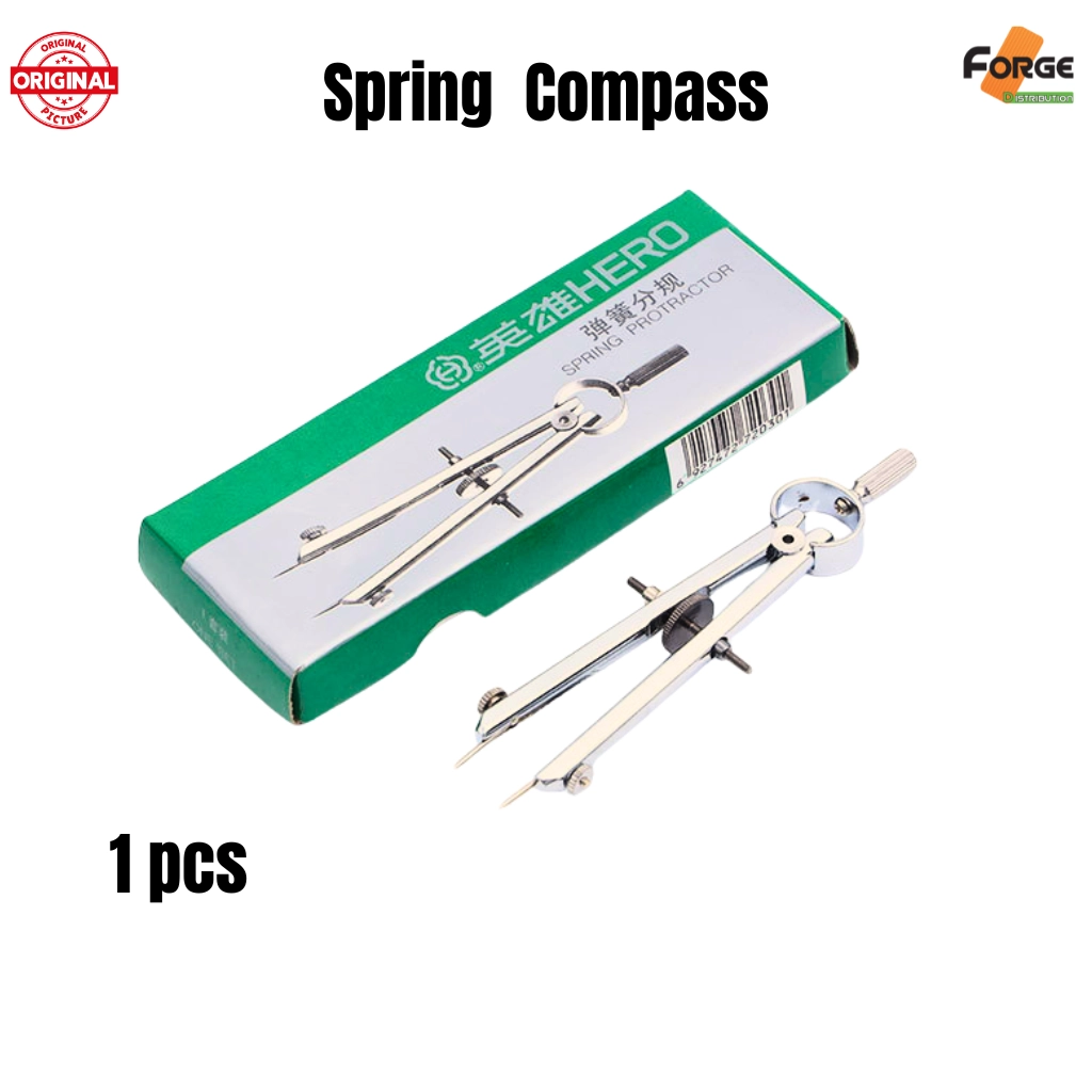 Hero H-2030 Spring Compass – Precision Drawing Compass for Land ...