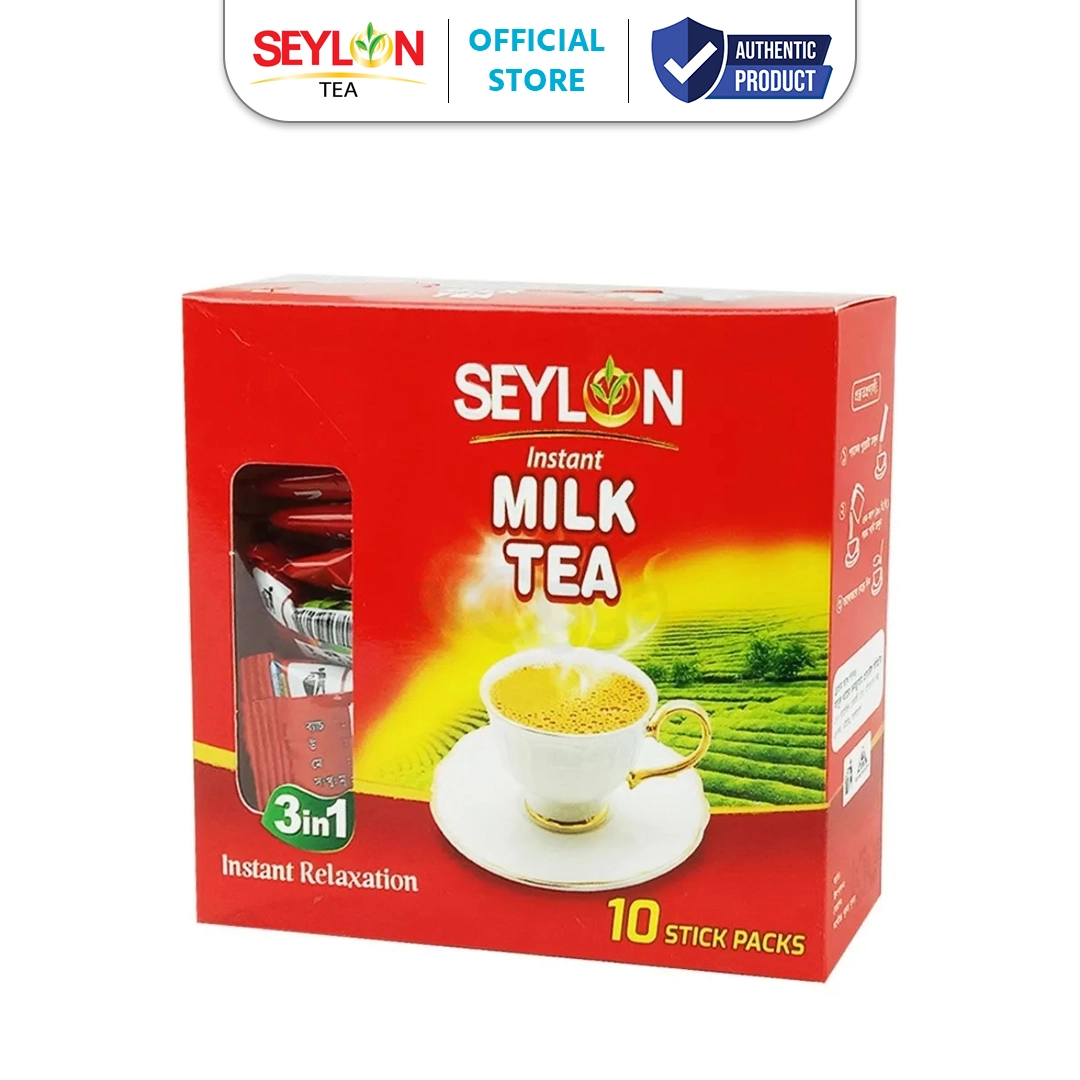 Seylon Instant Milk Tea Box 150gm ( 10 Stick in per box )